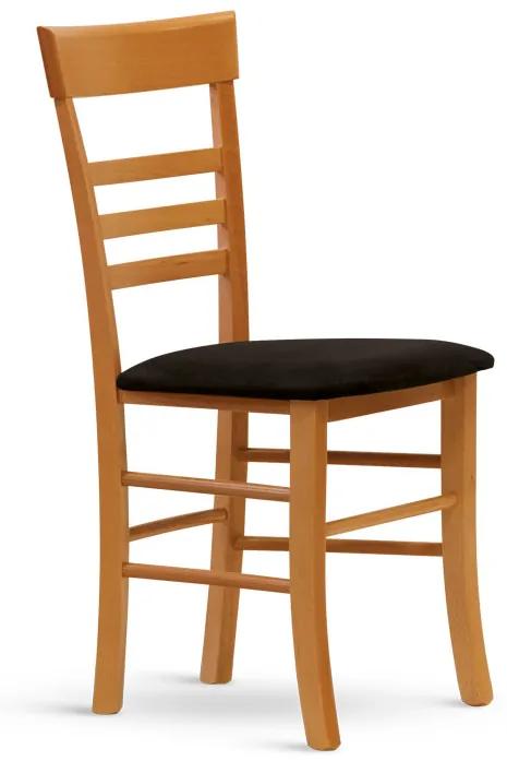 Stima Židle SIENA s čalouněným sedákem Odstín: Buk, Látky: LUX béžová 25