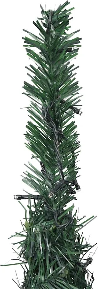 Pop-up umělý vánoční stromek s LED osvětlením zelený 210 cm 321525