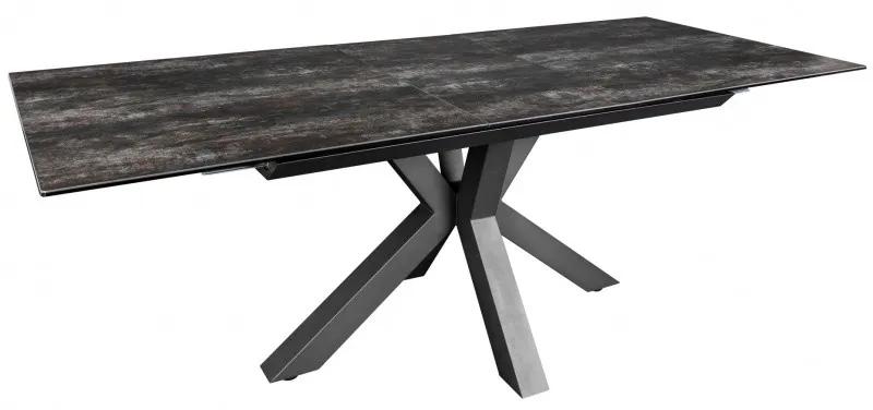 Hector Rozkládací stůl Elisa II 180-225x90 cm šedý