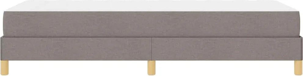 Postel s boxspringem Taupe 80 x 200 cm textil 3398525