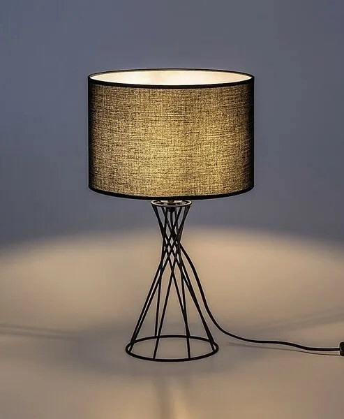Rabalux 74082 stolní lampa Nivra, černá