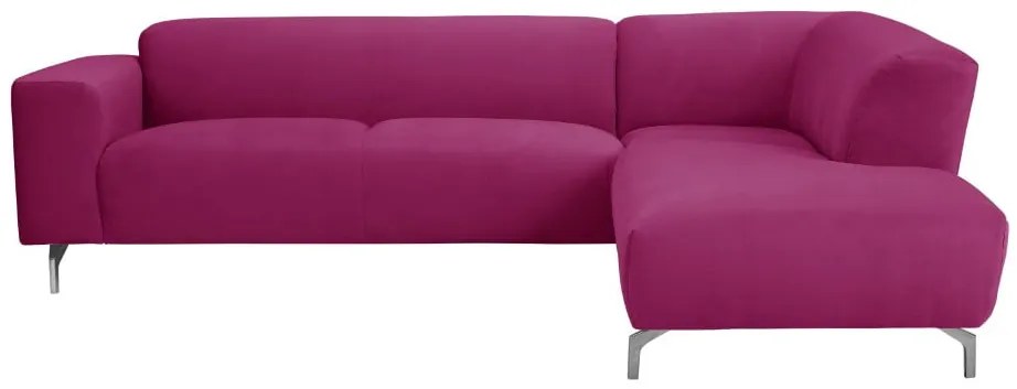Růžová rohová pohovka Windsor & Co Sofas Orion pravý roh