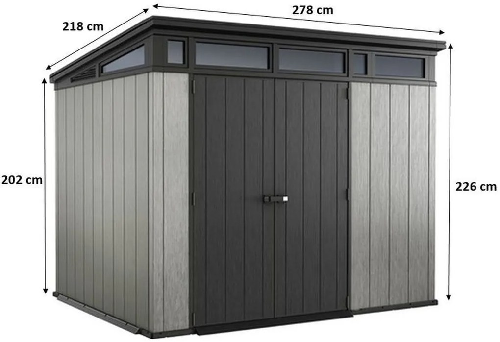 KETER ARTISAN 9 x 7 zahradní domek, 277 x 218 x 226 cm 17204256