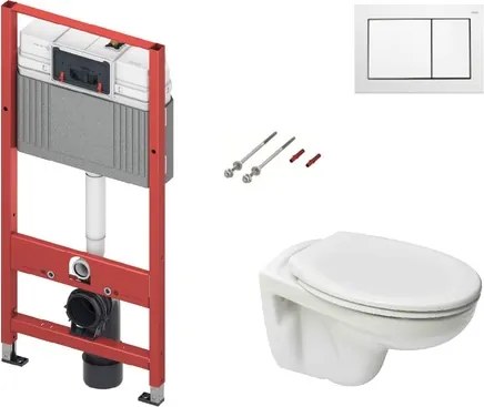 Cenově zvýhodněný závěsný WC set TECE do lehkých stěn / předstěnová montáž+ WC S-Line S-line Pro KMPLSIKOTS