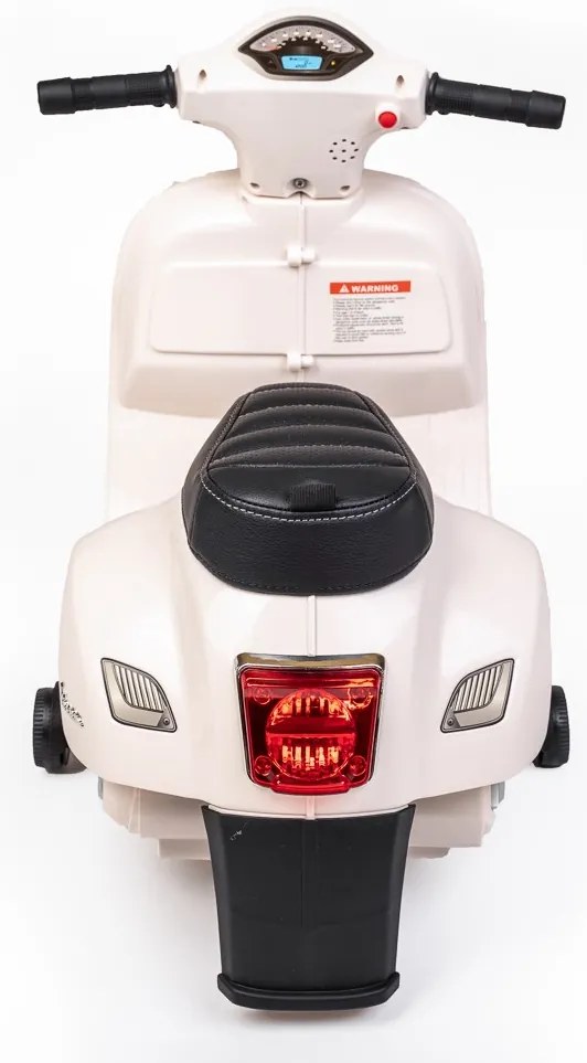 Dětská elektrická motorka Baby Mix Vespa bílá