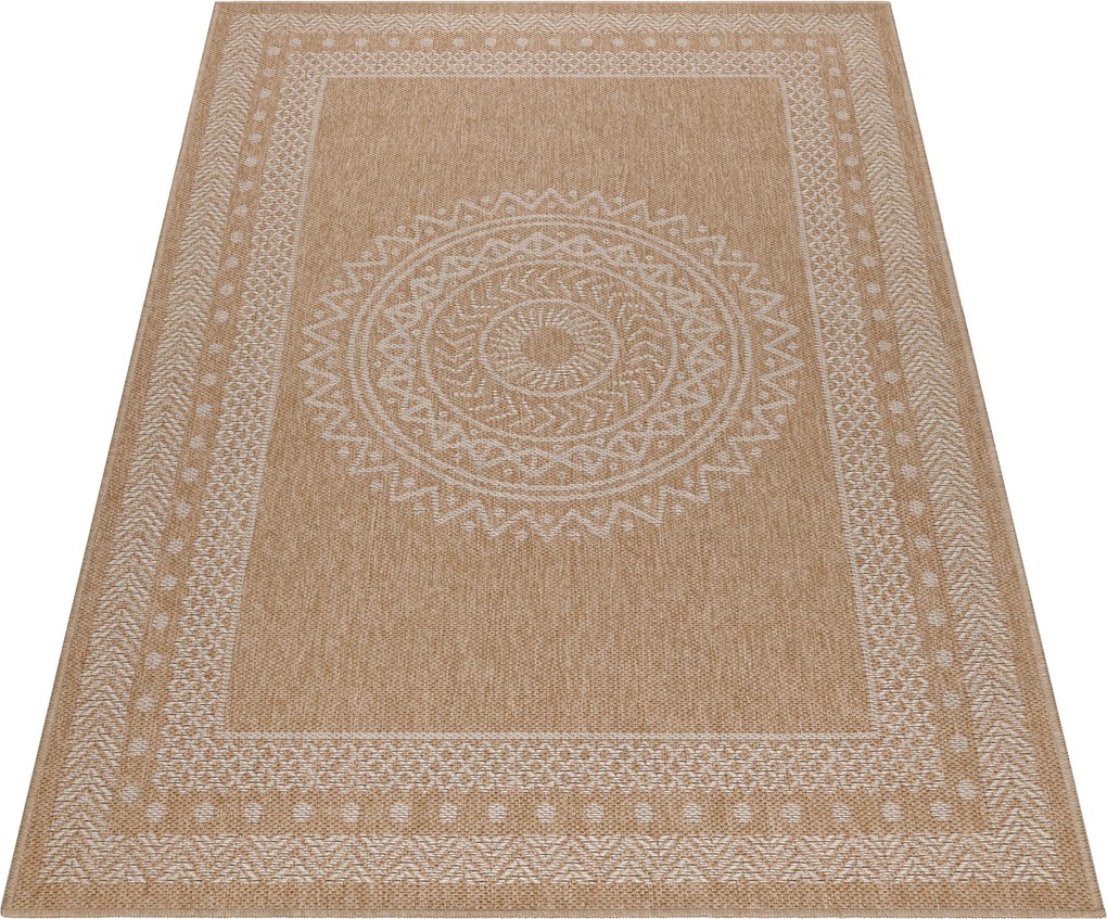 Ayyildiz, Kusový koberec Dhaka 8714 Beige, 200x290, béžová, chodba / předsíň