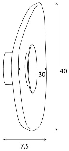 MAXLIGHT W0558 - LED Nástěnné svítidlo DEUX LED/5W/230V černá