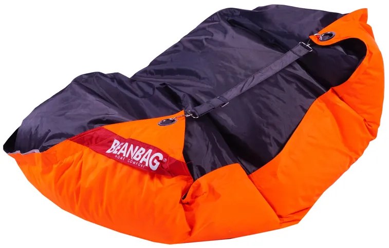 Beanbag Sedací vak 189x140 duo fluo orange - licorice