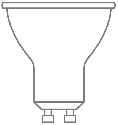 LED žárovka GU10 PAR16 OSRAM 2,8W (25W) neutrální bílá (4000K) reflektor 120°