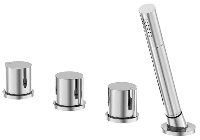 Steinberg 260 - Baterie na okraj vany, 4-otvorová instalace, chrom 260 2480