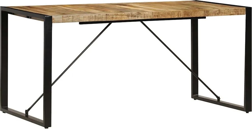 Jídelní stůl 160 x 80 x 75 cm masivní mangovníkové dřevo 247417