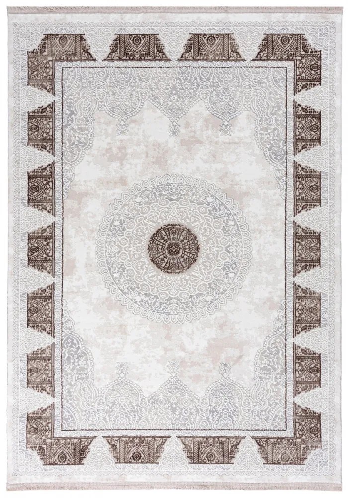 Kusový koberec Vema hnědý 120x170cm