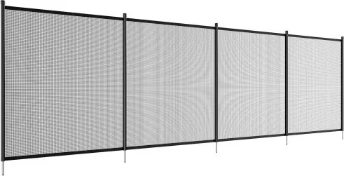 oplocení bazénu 1,22 × 29,26 m odnímatelné bazénové oplocení pro venkovní zapuštěné