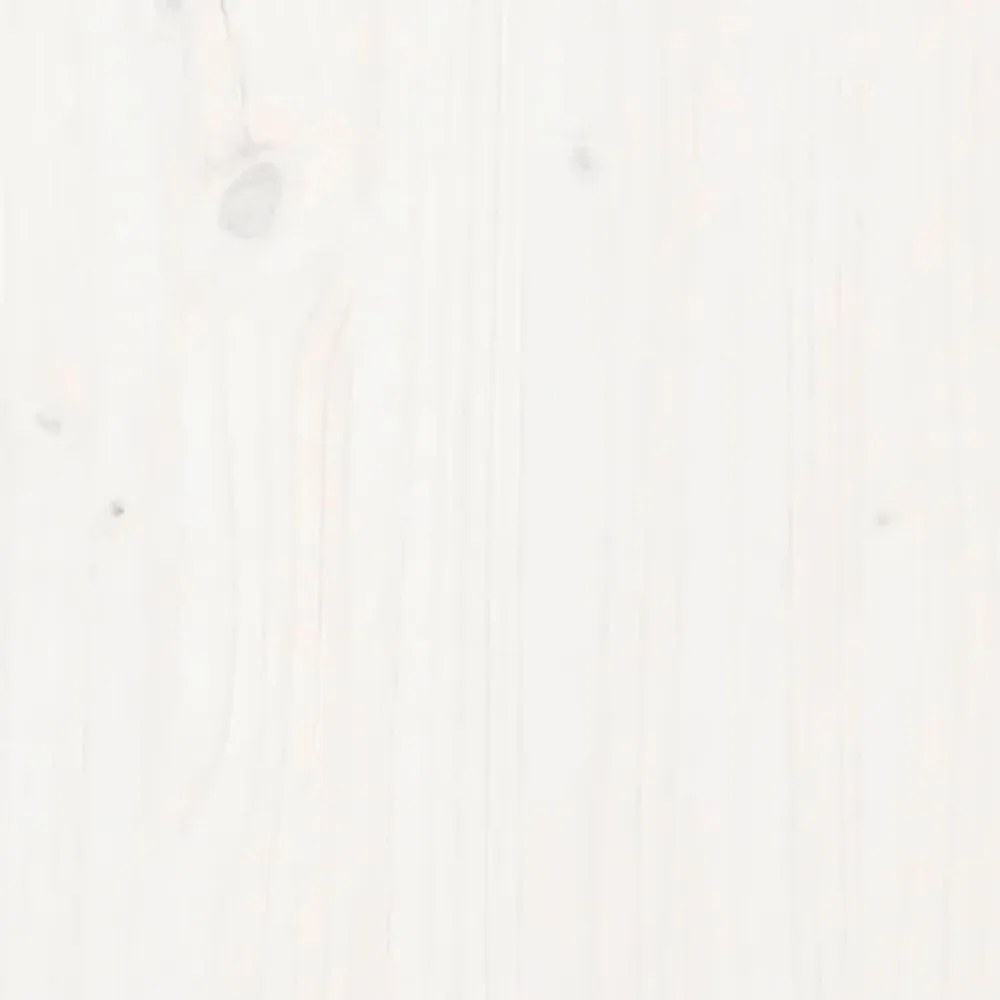 Petromila Knihovna / dělicí stěna bílá 60x30x167,5 cm masivní borovice