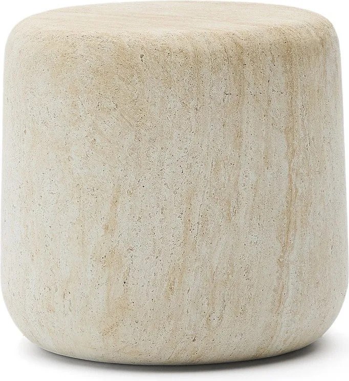 Betonový kulatý zahradní stolek ø 60 cm Drasi – Kave Home