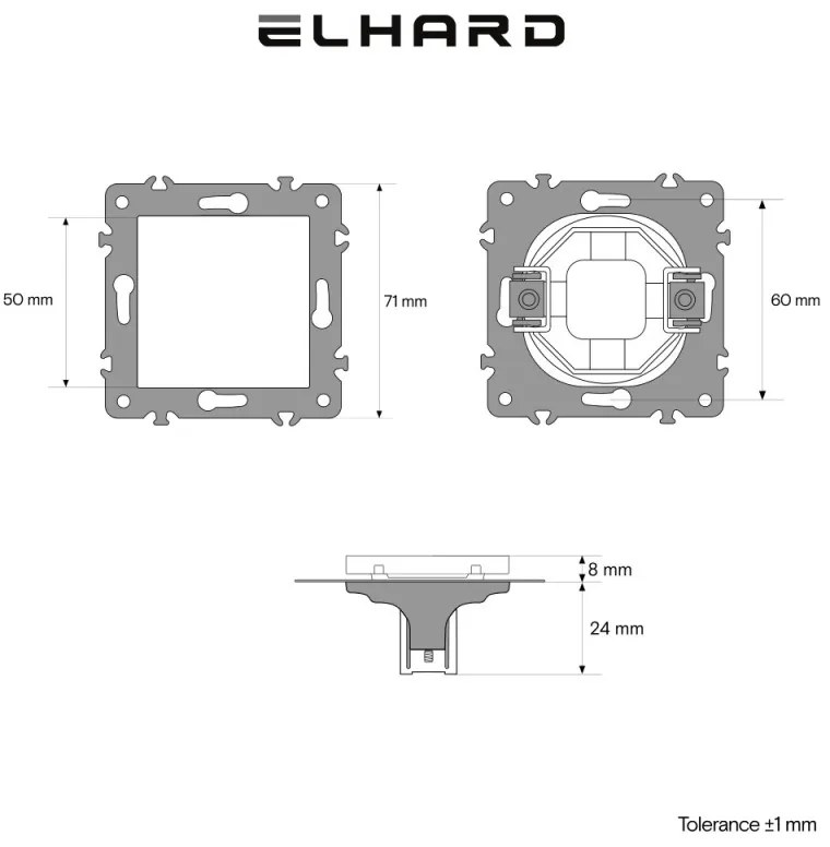 Elhard Záslepka Royal, bílá YK3164W