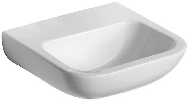 Ideal Standard Contour 21 - Umyvadlo 500x420 mm, bez otvoru pro baterii, bez přepadu, bílá S241301