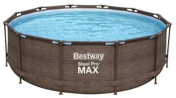Bazén Bestway Steel Pro Max Rattan 3,66 x 1 m 56709