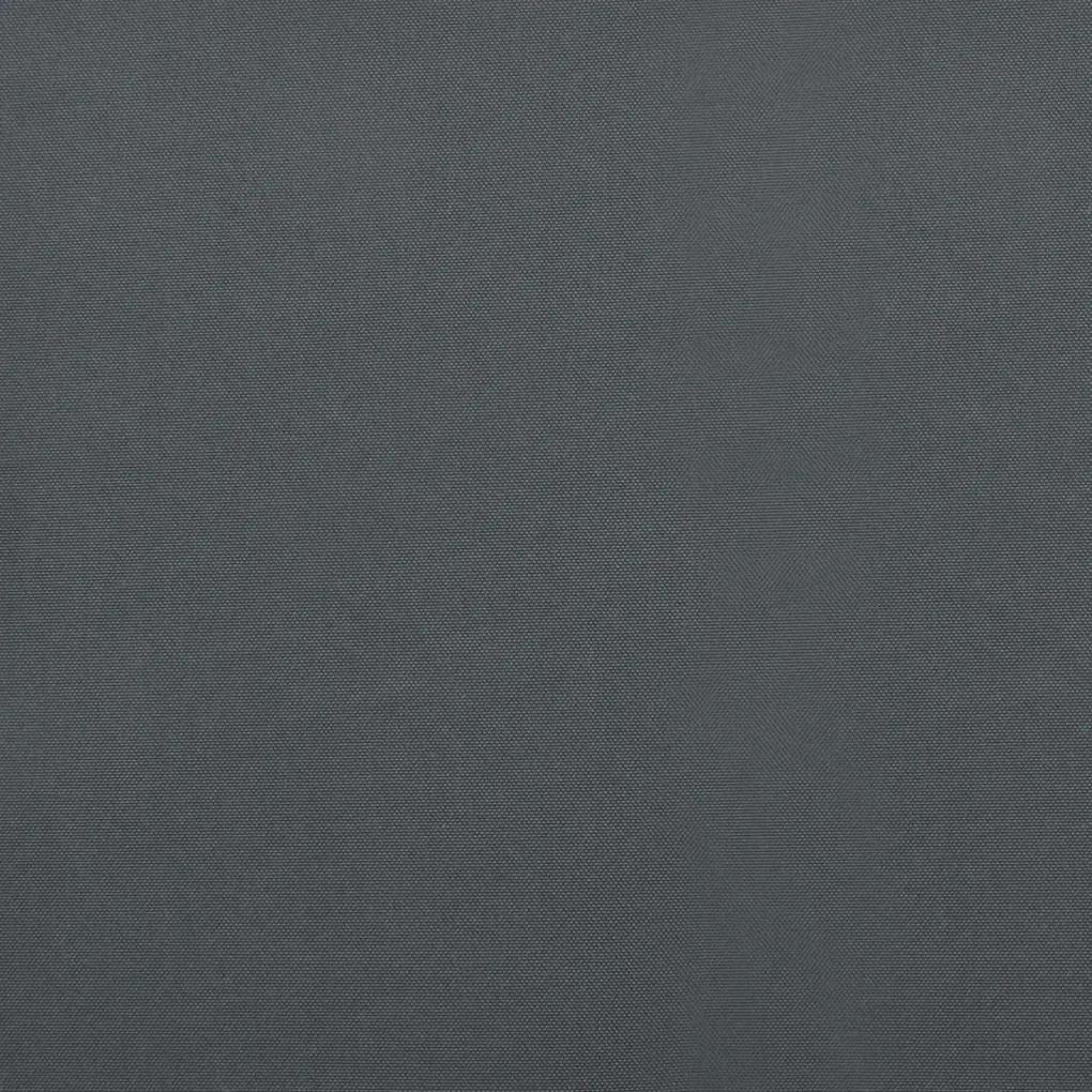 vidaXL Zatahovací markýza a bílá 5 x 3 m textil a hliník [3154465] Barva: Antracitová a bílá