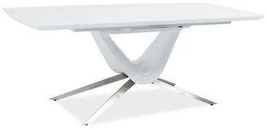 Stůl SAVINO bílý 160(200)x90 cm
