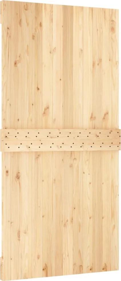 vidaXL Dveře NORVIK 100 x 210 cm masivní borové dřevo [154435] Barva: Přírodní
