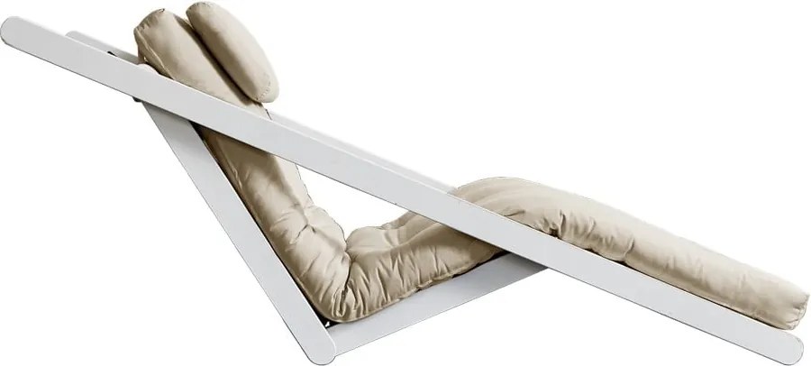 Variabilní lenoška Karup Design Figo White/Beige