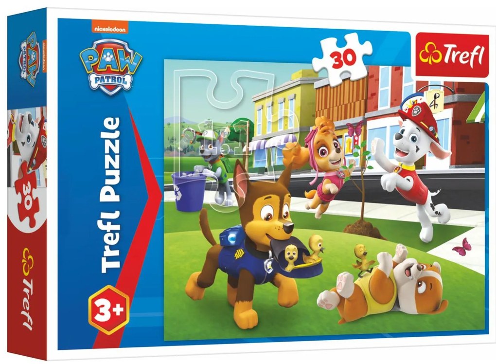 Trefl Puzzle Tlapková patrola/Paw patrol 27x20cm 30 dílků v krabičce 21x14x4cm