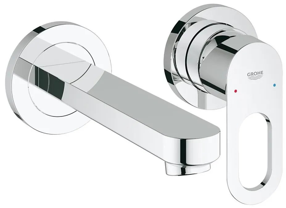 GROHE 20289000 - Umyvadlová dvouotvorová baterie BAULOOP 110 mm lesklý chrom