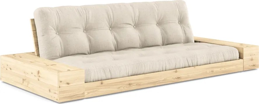 Karup Design Rozkládací pohovka BASE - 914 Linen / Se dvěma bočními boxy