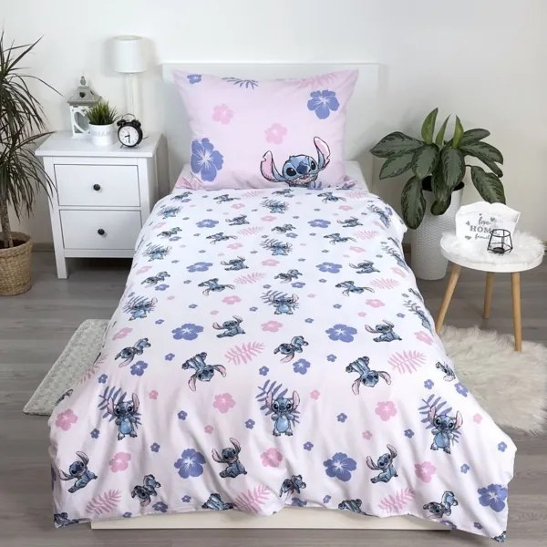 Jerry Fabrics Povlečení Lilo a Stitch Pink 140x200, 70x90 cm