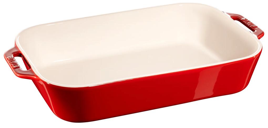 Staub Obdélníková forma na pečení 34 x 24 cm červená