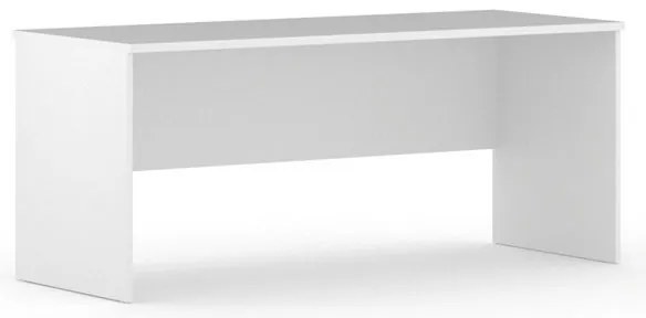 Kancelářský psací stůl INTEGRO, 175x70 cm, bílá