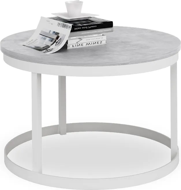 ADRK Furniture Konferenční stolek RINEN CT-RNN-W-BE