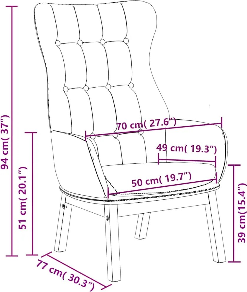 Relaxační židle tmavě šedá textil 341269