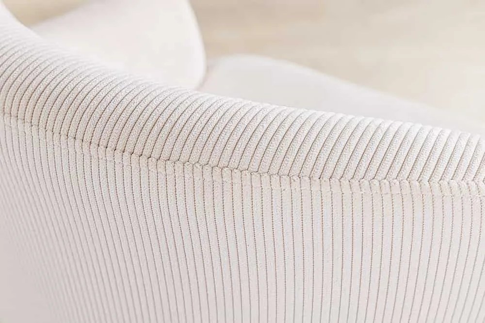 Designová jídelní židle Napayshni béžový manšestr
