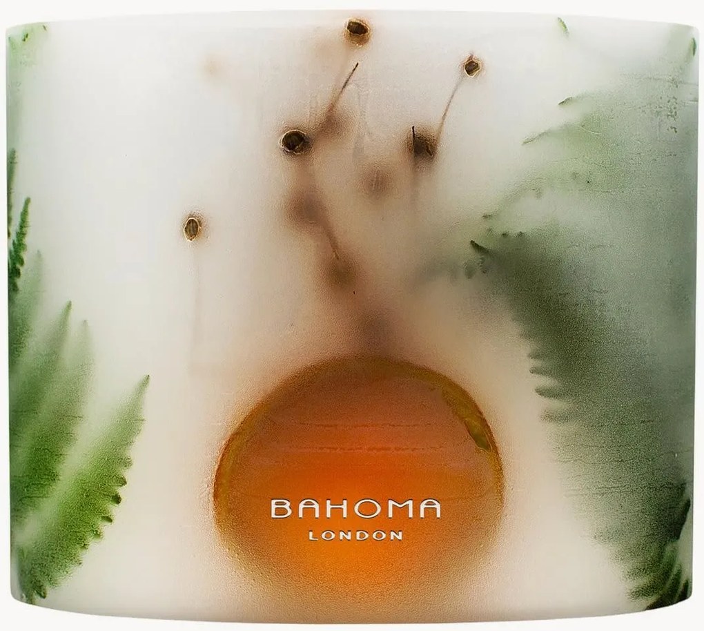 Ručně vyráběná vonná svíčka se třemi knoty Botanica (pomerančová kůra, mandarinka, anýz)