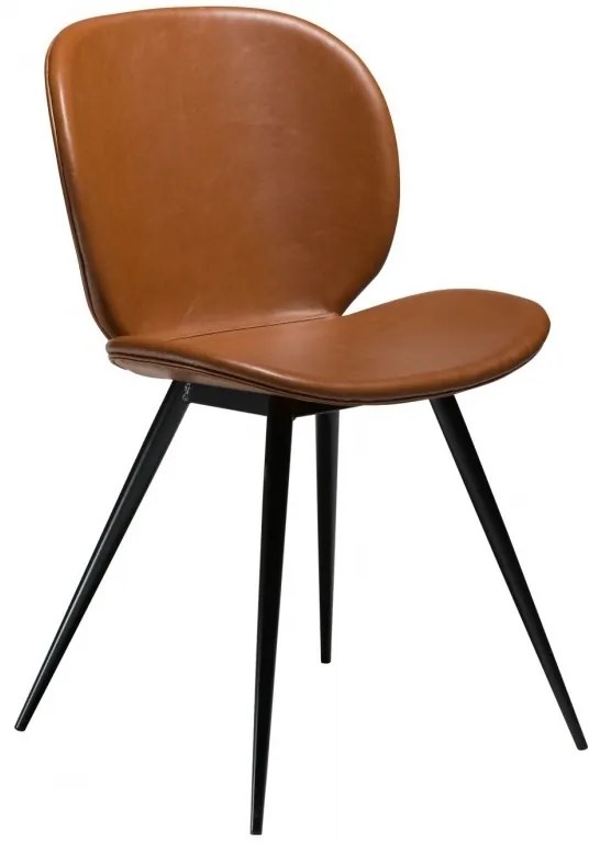 Židle DanForm Cloud, ekokůže, světle hnědá vintage