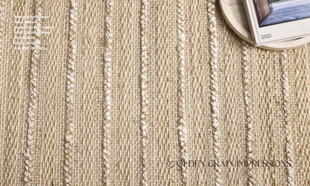 Diamond Carpets India, Ručně vázaný kusový koberec Leverie J 21 Natural, 80x150, béžová, chodba / předsíň