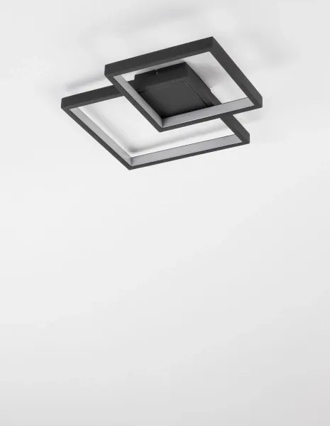 LED stropní svítidlo Porto 32 černé