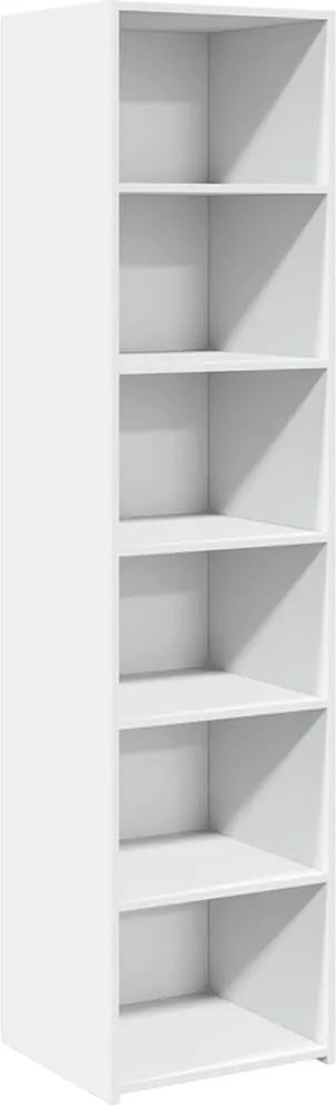 Skříň highboard bílá 45 x 41 x 185 cm kompozitní dřevo 3281673