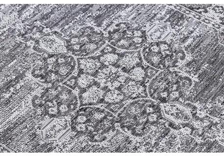 koberec SISAL LOFT 21213 Ornament šedá / stříbrný / slonová kost velikost 160x230 cm | krásné koberce cz