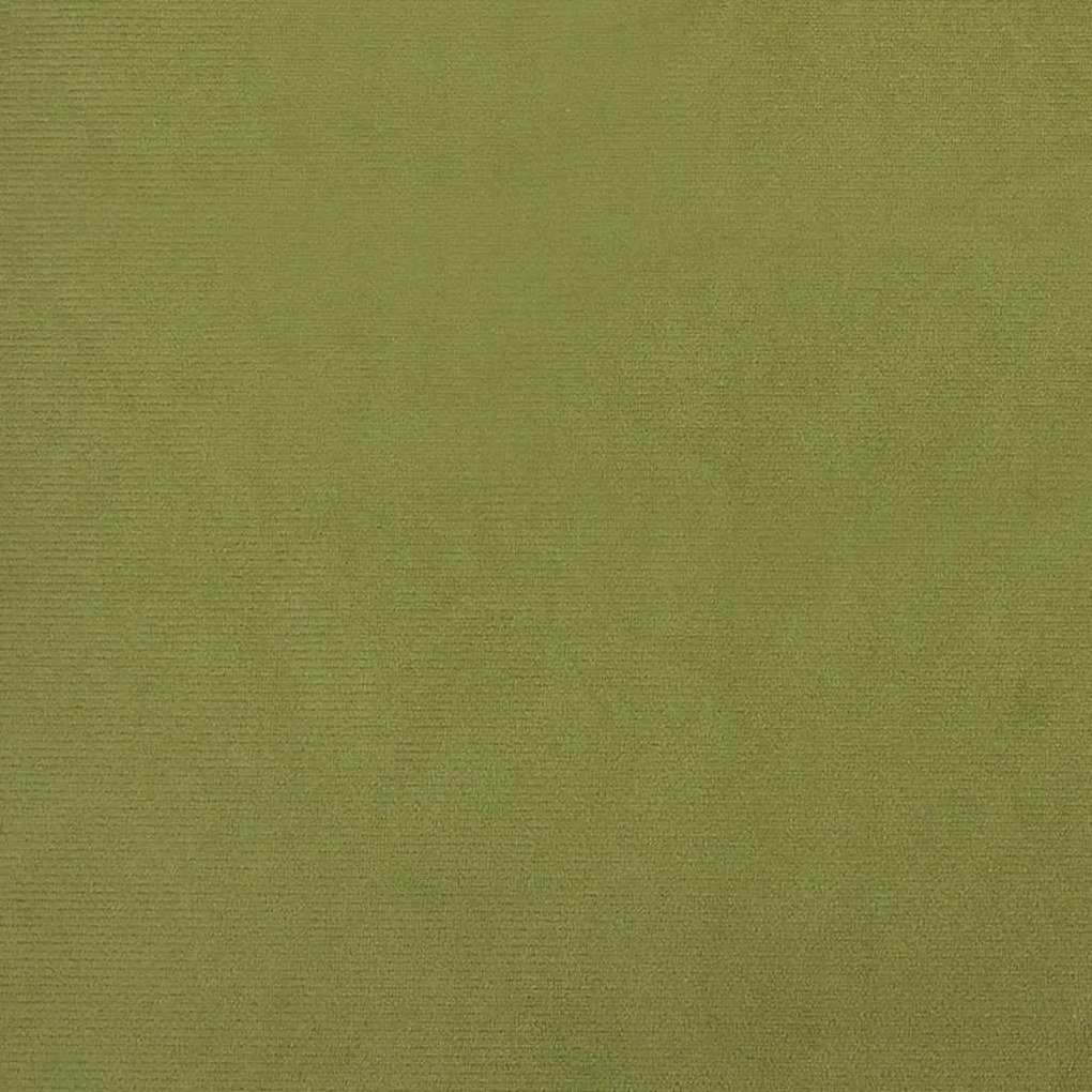 Podnožka světle zelená 45x29,5x35 cm samet 341471