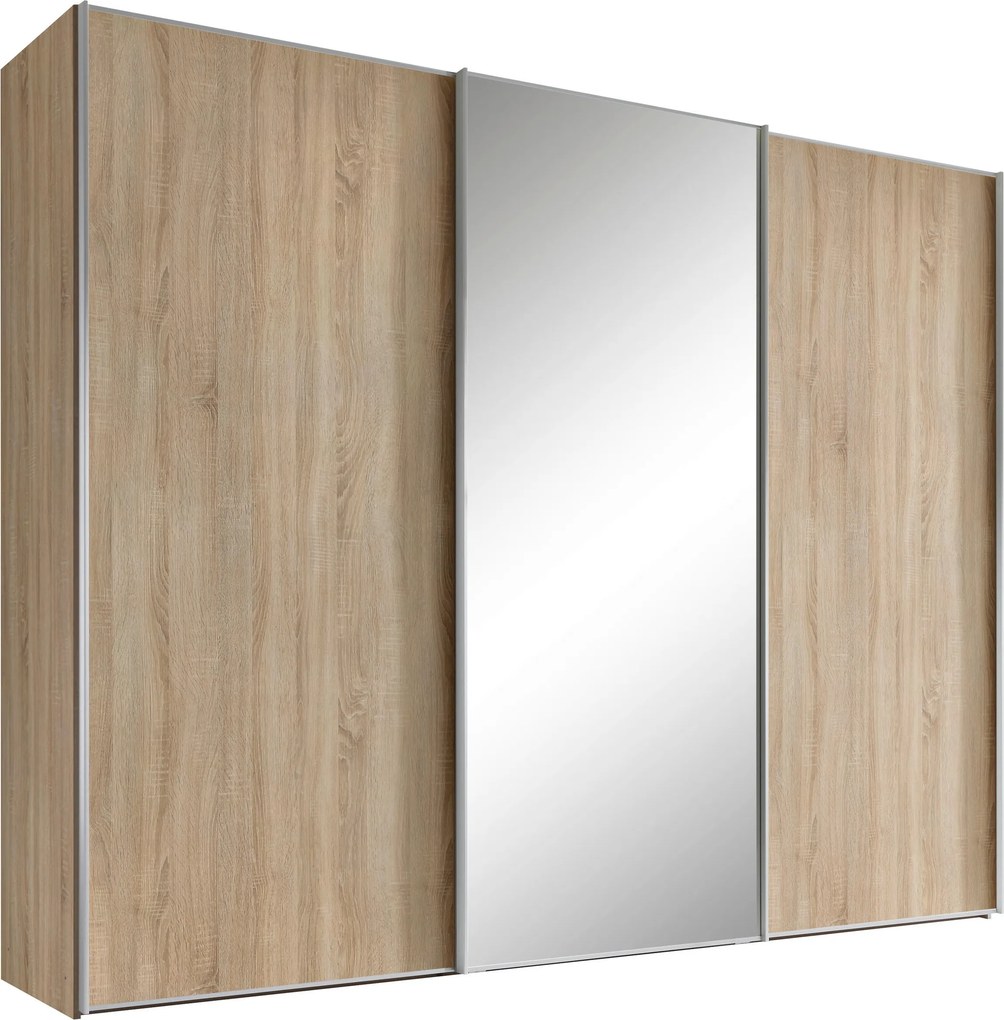XXXLutz SKŘÍŇ S POSOUVACÍMI DVEŘMI, Sonoma dub, 249/240/68 cm Moderano - Šatní skříně - 000531015233
