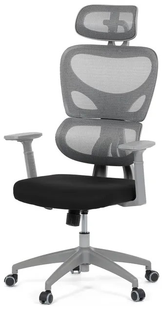 Autronic Kancelářská židle KA-K2081 Barva opěráku: Šedá