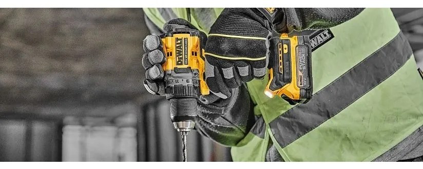 Bezuhlíková aku vrtačka DeWALT DCD800E2T (2x aku PowerStack) 90 Nm