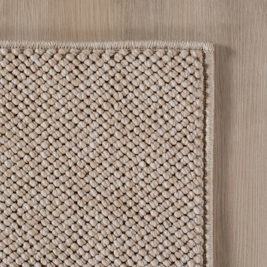 Ayyildiz, Kusový koberec Helix 2200 beige, 200x290, béžová, chodba / předsíň