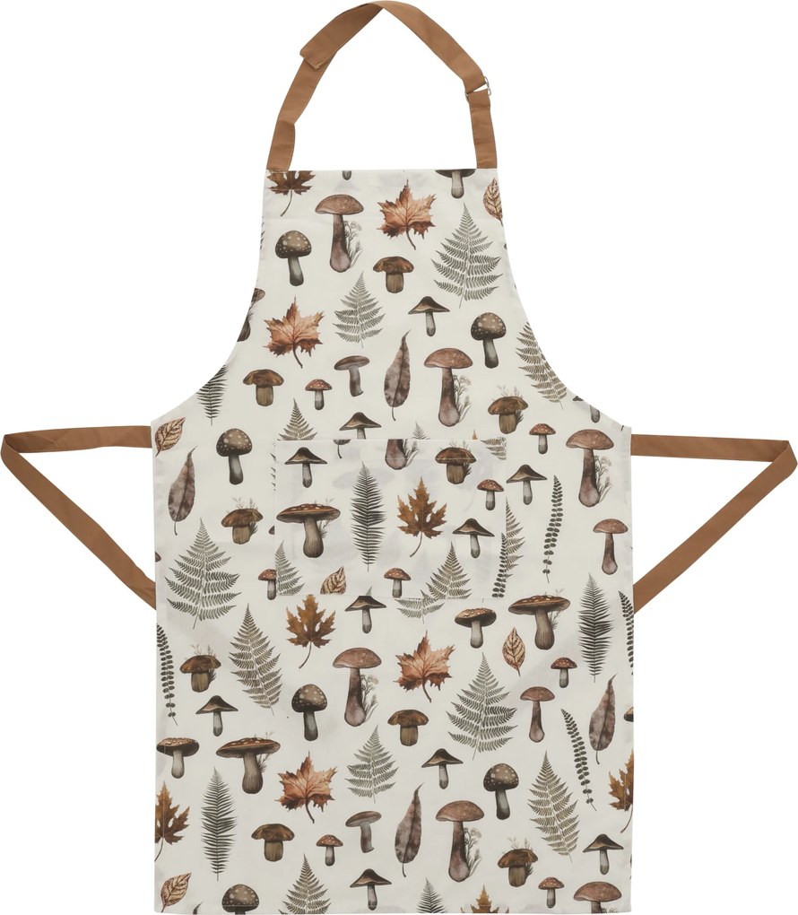 Livarno® Kuchyňská utěrka / zástěra (zástěra/houby)