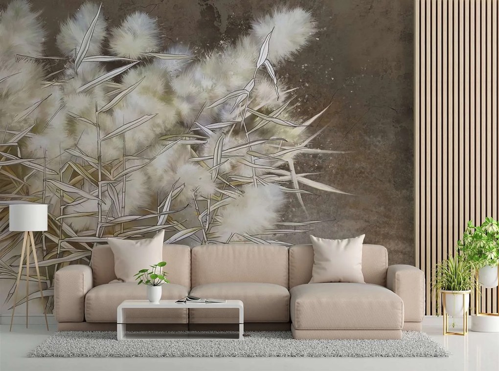 Gario Fototapeta Pampas grass, boho Materiál: Vliesová, Rozměry: 200 x 140 cm