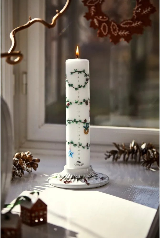 Svíčka s vánočním motivem Hammershøi Christmas – Kähler Design