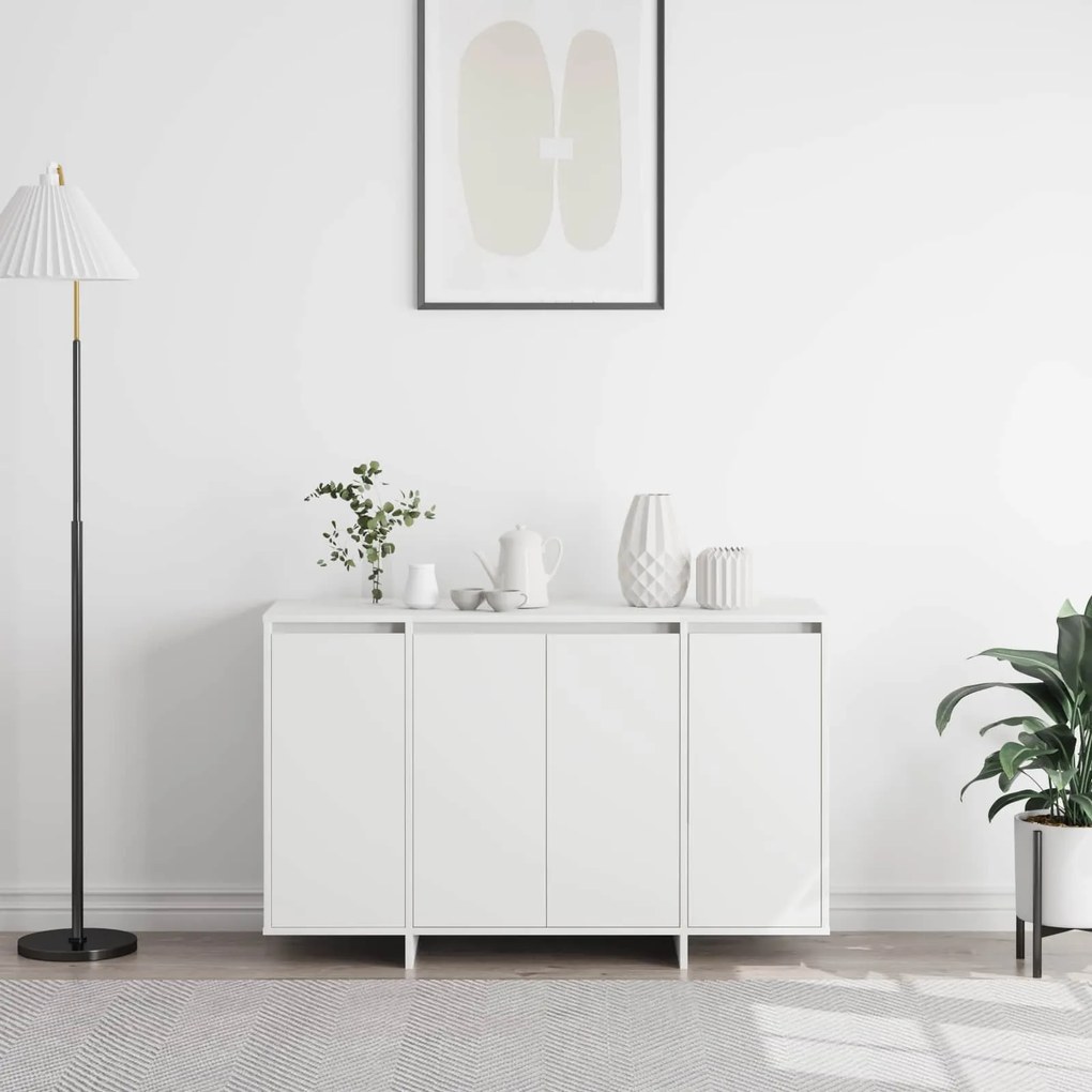 Servírovací skříň Bílá 120 x 41 x 75 cm Kompozitní dřevo 3333896